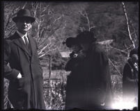 Jurors for the trial of Arthur C. Burch at the location of the murder ...