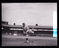 Baseball player James Blakesley at Washington Park, Los Angeles, 1924 ...