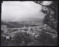Glendale-Hyperion bridge, Atwater Village (Los Angeles), circa 1927 ...