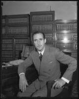 Actor John Miljan, Los Angeles, 1933 — Calisphere