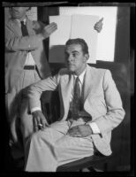 Ray Radke, witness for the trial of David H. Clark, Los Angeles, 1931 ...