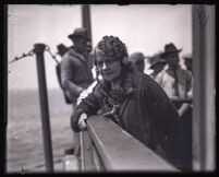 Minnie Kennedy out by the ocean during search for Aimee Semple ...