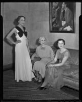 Caroline Pagels Bash, Mrs. R. C. Brewer, and Blanche Hale of the Friday ...