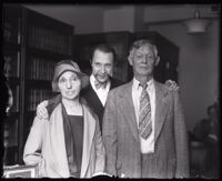 Jennie Blackburn with her husband Walter Blackburn and his son Ward S ...