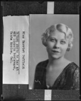 Harriette Duffield, later Harriette Hofflund, Santa Monica, 1935 (copy ...