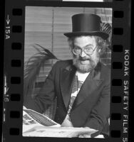 Westwood One radio disc jockey, Dr. Demento, (aka Barrett Hanson), 1984 ...