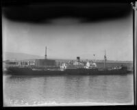 SS West Cadron in port, circa 1920-1928 — Calisphere