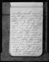 Page in the red notebook of Lorraine Wiseman, witness in the Aimee ...