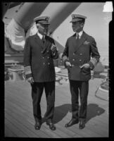 Admiral William V. Pratt and Vice-Admiral Louis M. Nulton on a Navy ...