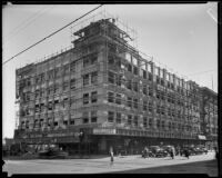 Textile Building in the process of being modernized, Los Angeles, 1935 ...