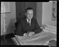 Capt. Theodore Wyman Jr. prepares for flood prevention construction ...