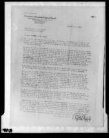 Correspondence from Albert F. Coyle to Governor Friend W. Richardson ...