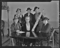 Nurses Anna C. Jamme, Nellie M. Porter, Helen Halvorsen, Lois Burnett ...