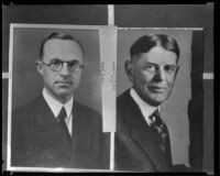 Asa C. Call and George I. Cochran, presidents of Pacific Mutual Life ...