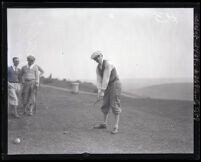 Golfer Fred Barber, Los Angeles, circa 1920 — Calisphere