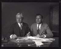 Major Frederick R. Burnham and his son Roderick Burnham, Los Angeles ...