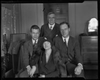 George Horace Lorimer with his wife Alma and their sons George Burford ...
