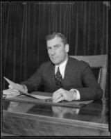 Judge Ray Brockman, Los Angeles, 1930s — Calisphere