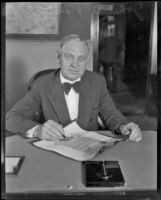 John C. Porter, former mayor of Los Angeles, Los Angeles, 1936 — Calisphere