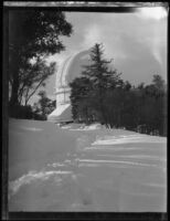 Snowfall surrounding Mt. Wilson observatory, Mount Wilson, 1927 ...