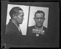 Mugshot of James Rogan, Los Angeles, 1932 — Calisphere