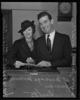 Major James Goodsell and Mary Rosalie Weinheimer apply for a marriage ...