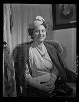 Mrs. Frances Randolph Ames, president of the Native Daughters of the ...
