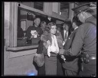 Winnie Ruth Judd, accused of murder, is arrested, Los Angeles, 1931 ...