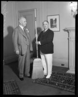 Governor James Rolph and Mayor Frank Shaw, Los Angeles, ca. 1933 ...