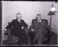 Newspaper men Joseph A. Blondell and Frank E. Tripp, Los Angeles, 1931 ...