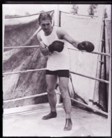 French boxer Georges Carpentier, Los Angeles, 1920s — Calisphere