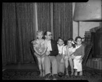 William F. Gettle, Beverly Hills millionaire, is reunited with his ...