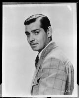 Portrait of film actor Clark Gable, Los Angeles, 1937 — Calisphere