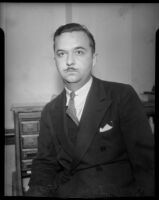 William T. Ince, son of producer Thomas H. Ince, on the day of his ...