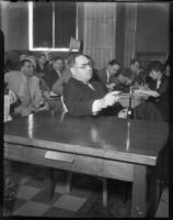 Lawyer Erwin P. Werner in court, 1935 — Calisphere