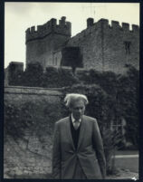 Aldous Huxley at Saltwood Castle [descriptive] — Calisphere