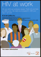 HIV at work [inscribed] — Calisphere