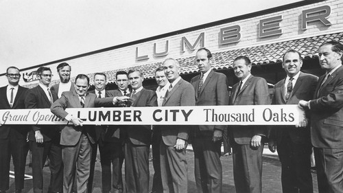 Timber Time - opening of Lumber City store — Calisphere