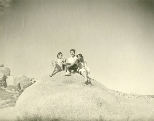Marigold Linton, Wisataria Linton and Marigold's Aunt Tansy, posing on ...