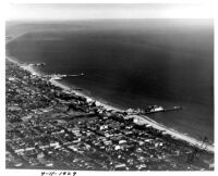 Aerial view of the Santa Monica Bay — Calisphere