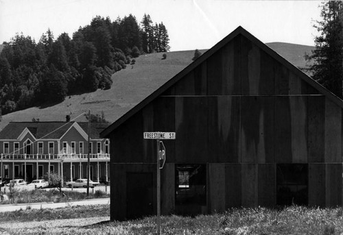 Barn and Freestone Hotel, Freestone, California — Calisphere