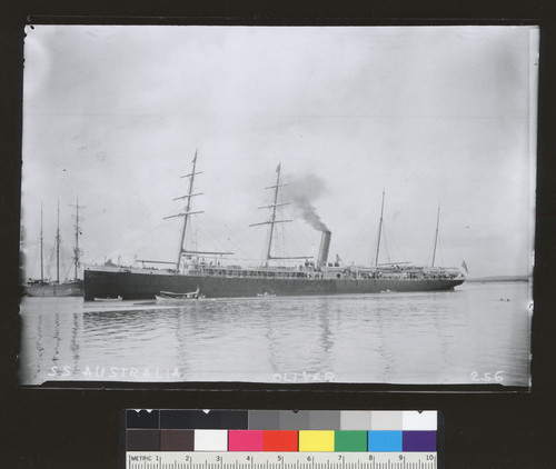 SS Australia (ship). [photographic print] — Calisphere