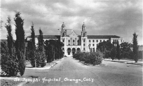 St. Joseph Hospital, Orange, California, after 1929 — Calisphere