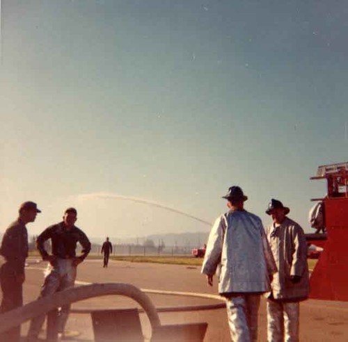 Fire fighting demonstration — Calisphere