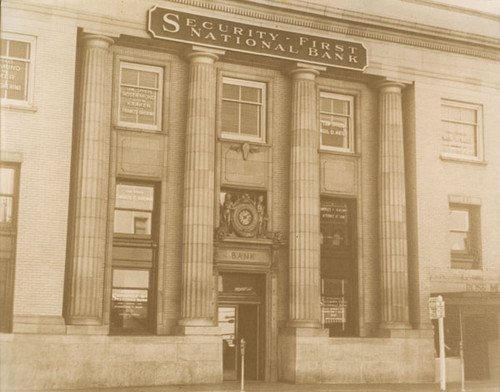 Security Pacific National Bank — Calisphere