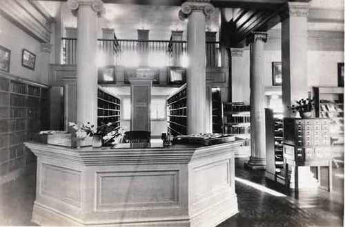 Carnegie library interior — Calisphere