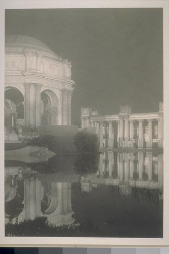 H111. [Rotunda and colonnade, Palace of Fine Arts (Bernard R. Maybeck ...