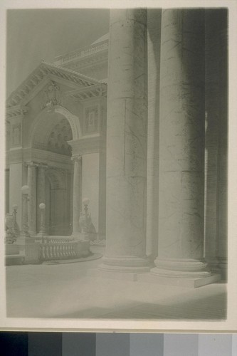 [Entrance to Palace of Education, Court of Palms (George W. Kelham ...