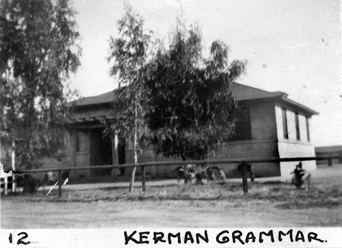 Kerman Grammar School Kerman California — Calisphere