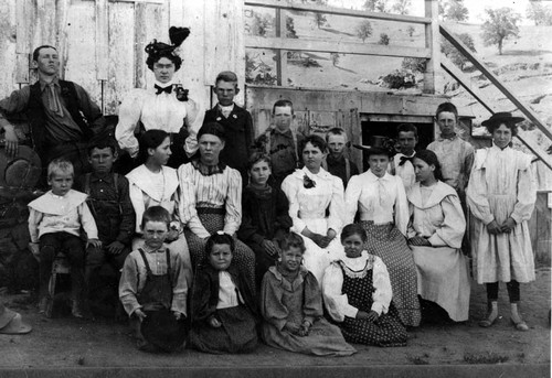 1896 White River School Class — Calisphere